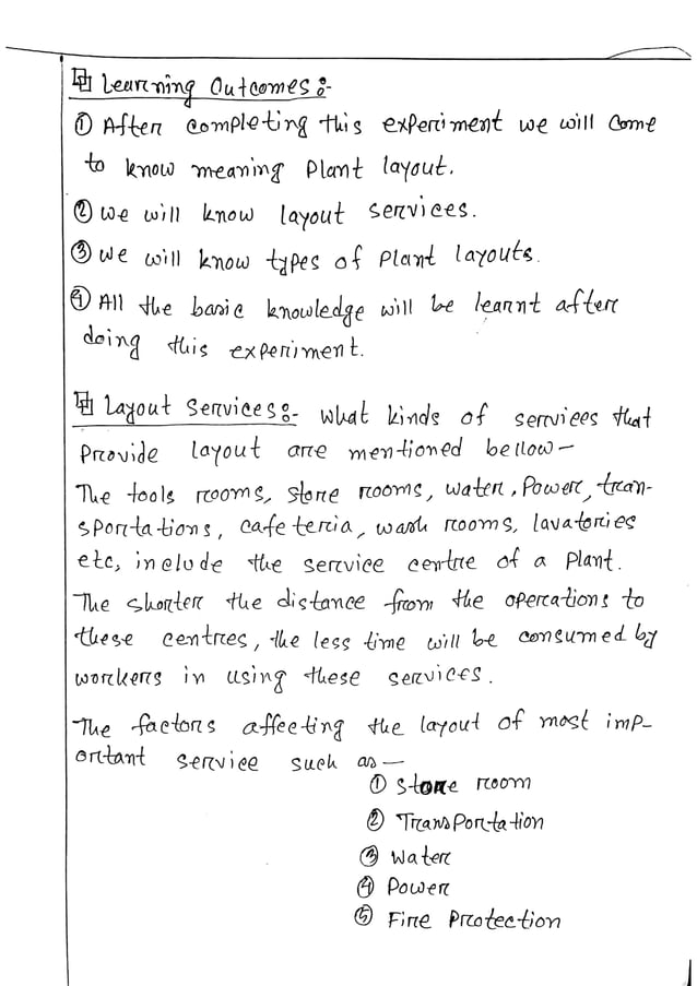 Study On different types of Plant Layout | Plant Layout | PDF