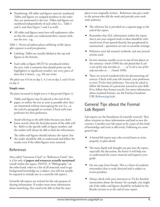 WRITING LAB REPORTS | PDF