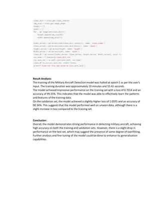 Military Aircraft Detection using Deep Learning model. | PDF