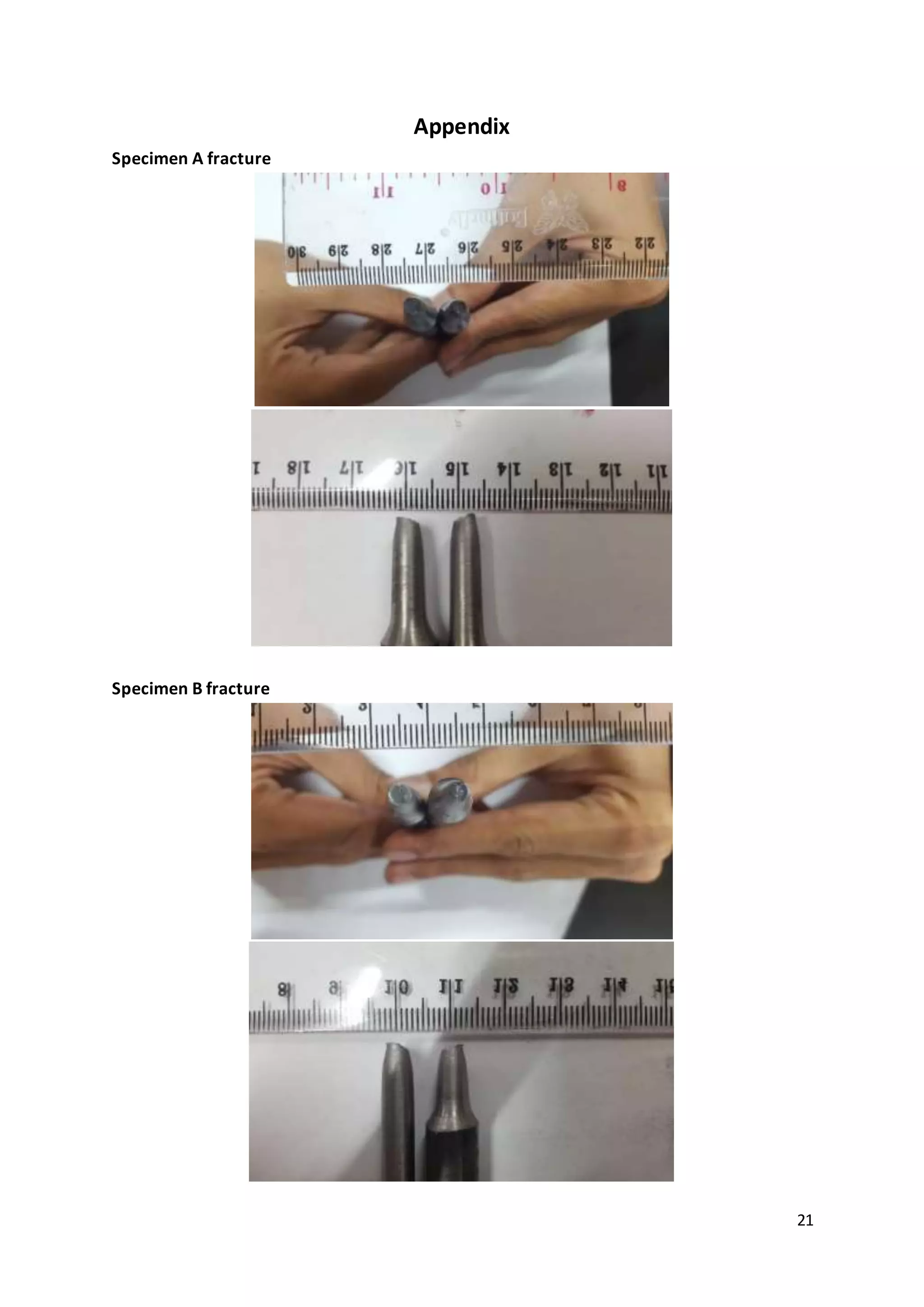 Lab report engineering materials lab - tensile test | DOCX