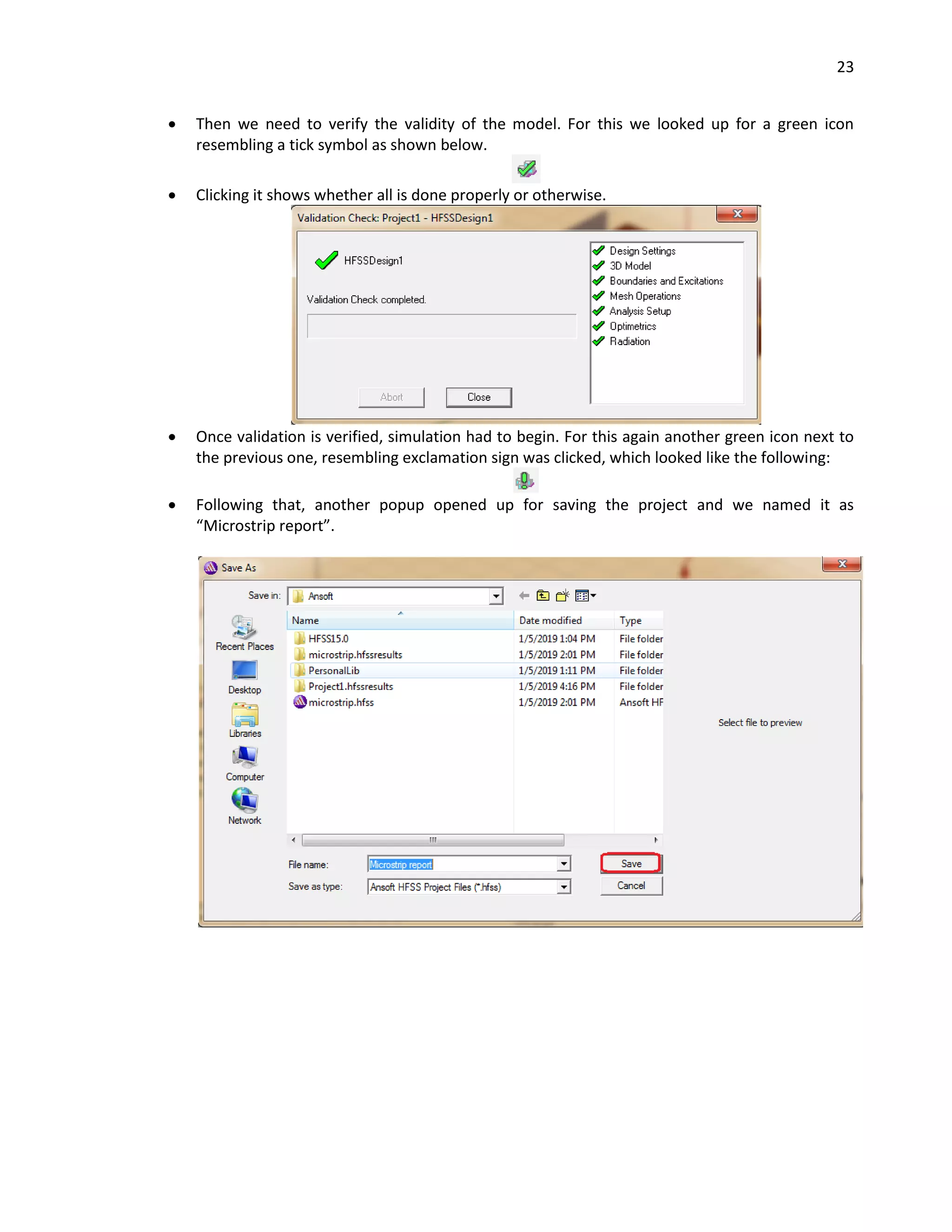 Microstrip Transmission line On HFSS , all reports S parameters ...