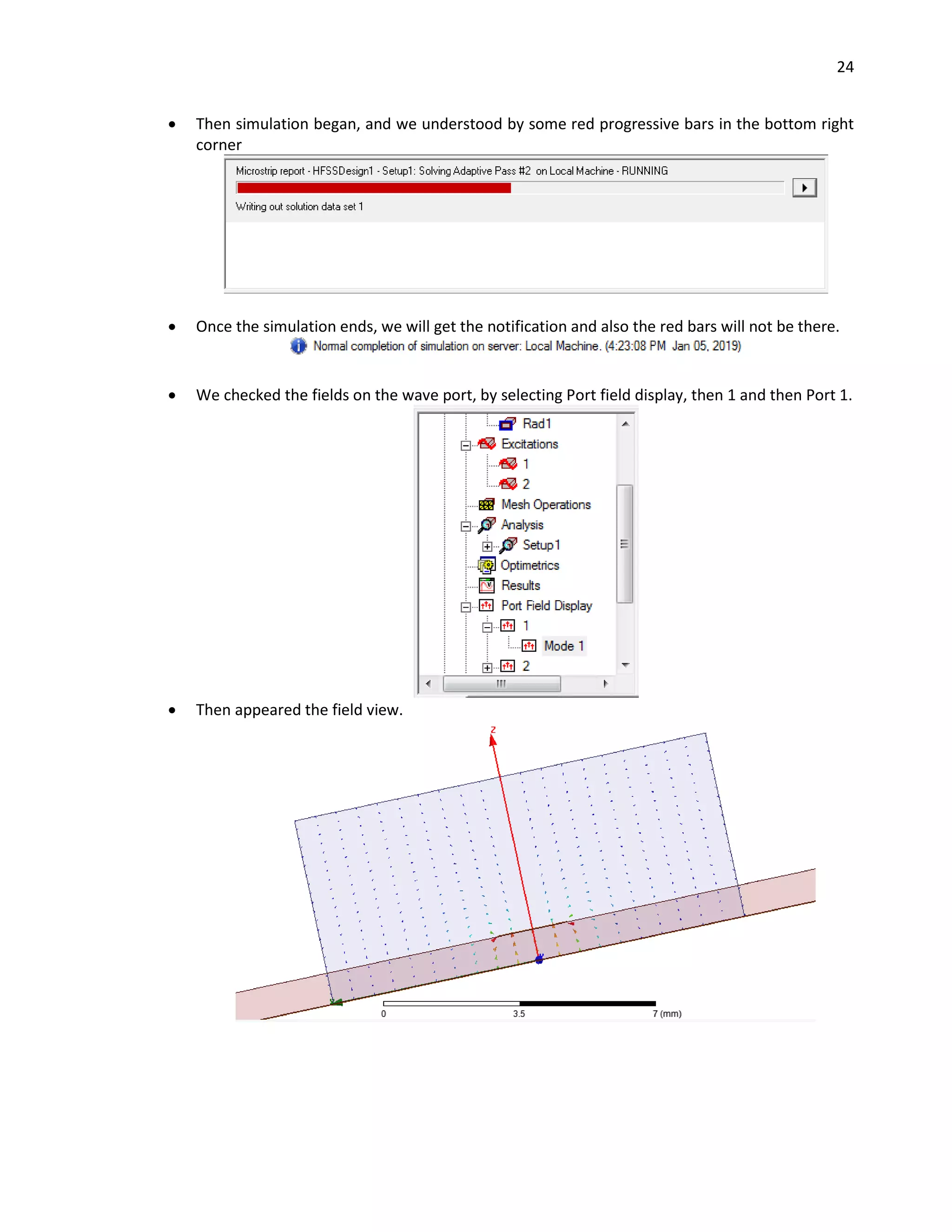 Microstrip Transmission line On HFSS , all reports S parameters ...