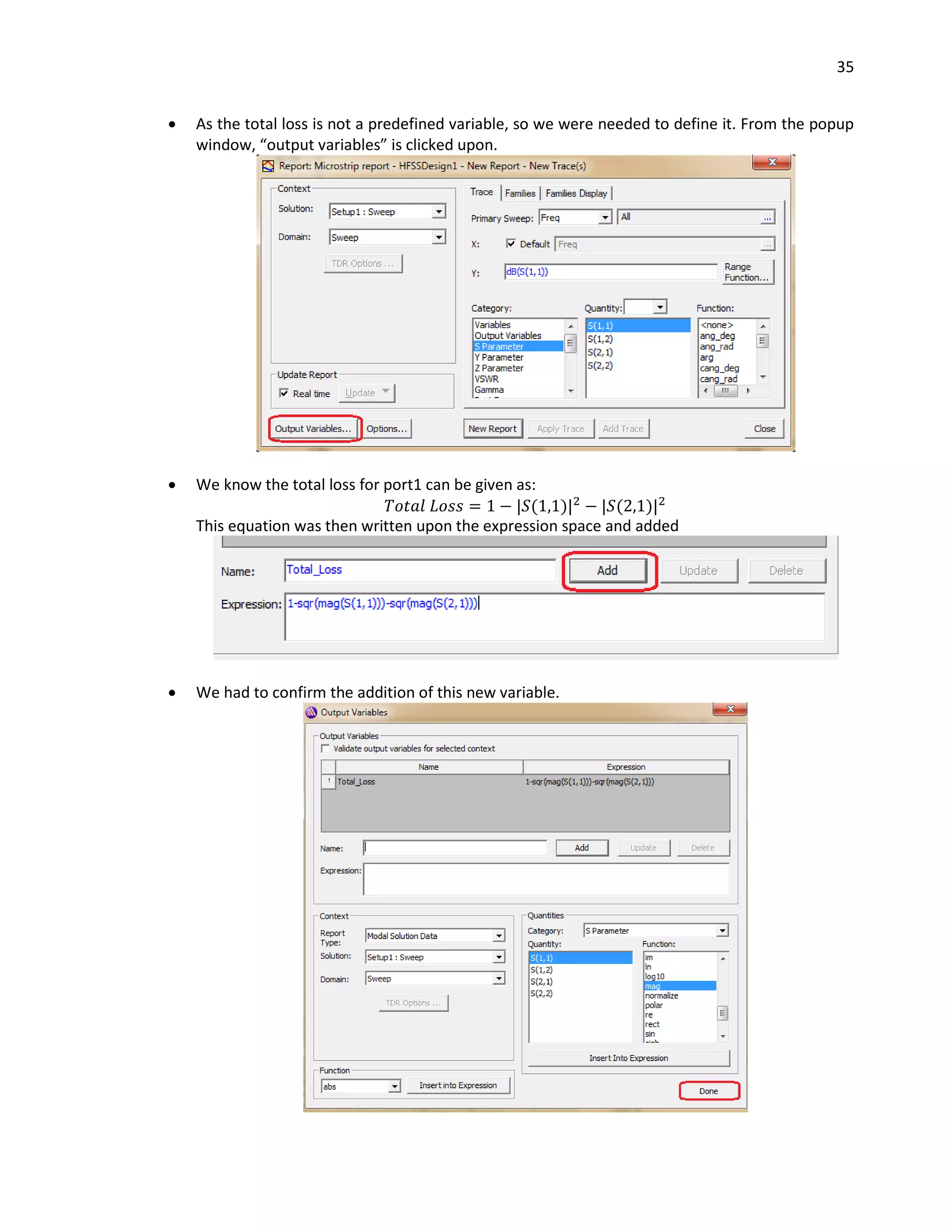 Microstrip Transmission line On HFSS , all reports S parameters , impedance , electric vector ...