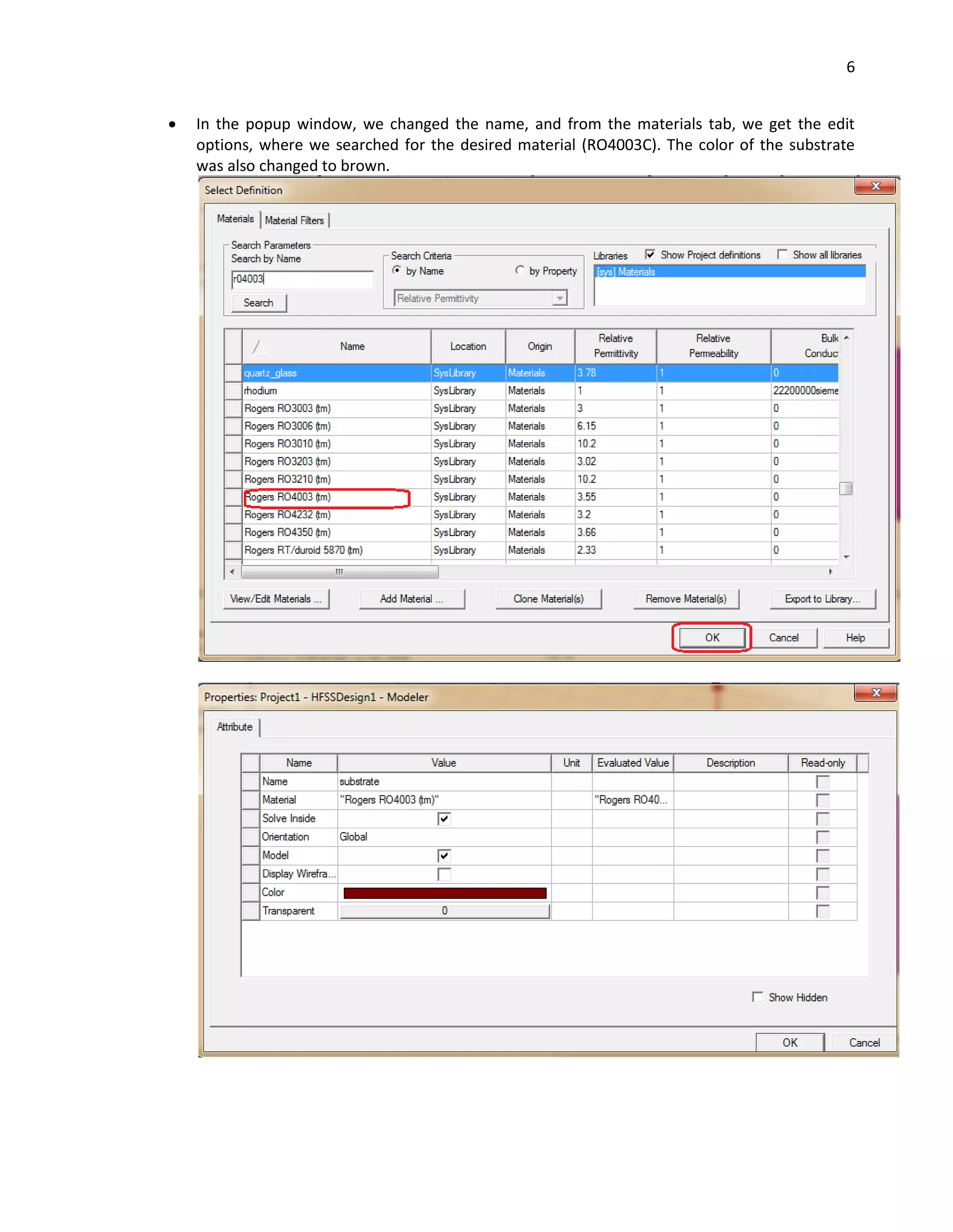 Microstrip Transmission line On HFSS , all reports S parameters ...