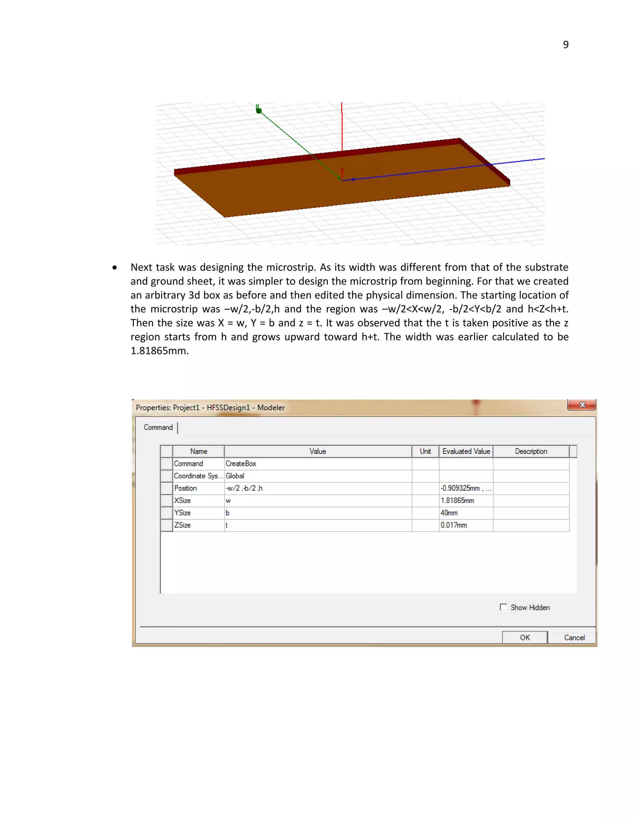 Microstrip Transmission line On HFSS , all reports S parameters ...