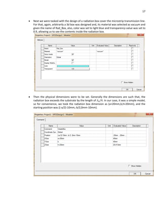 Microstrip Transmission line On HFSS , all reports S parameters ...