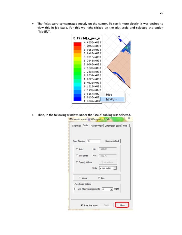 Microstrip Transmission line On HFSS , all reports S parameters , impedance , electric vector ...