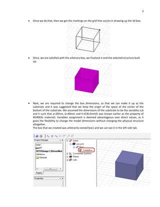 Microstrip Transmission line On HFSS , all reports S parameters ...