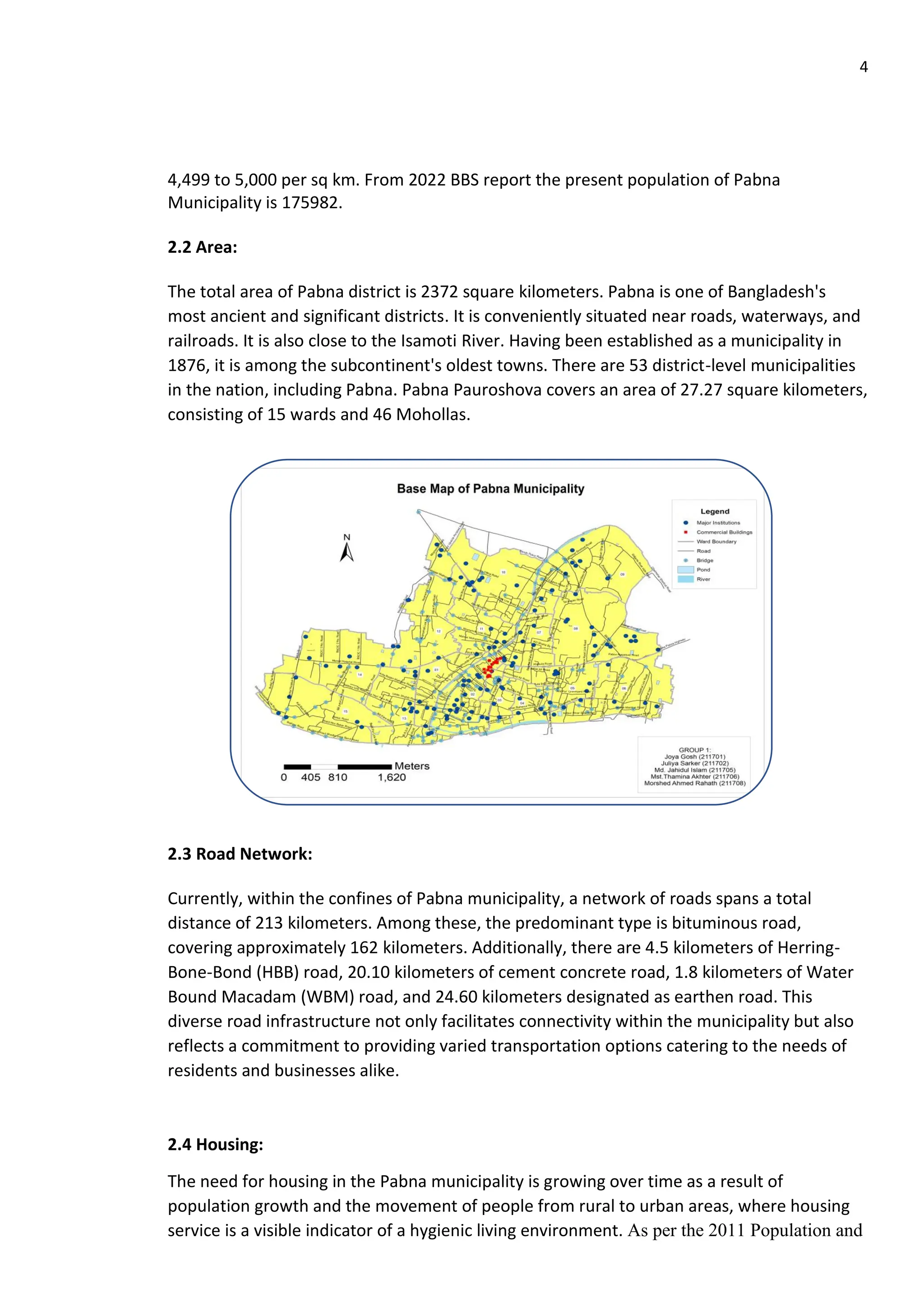 A Study of Urban Area Plan for Pabna Municipality | PDF