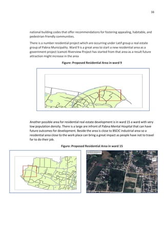 A Study of Urban Area Plan for Pabna Municipality | PDF