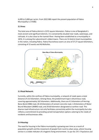 A Study of Urban Area Plan for Pabna Municipality | PDF