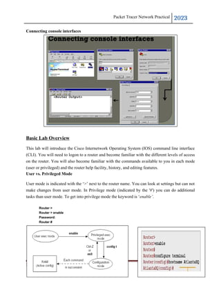 packettracer lab report hand experience | DOCX