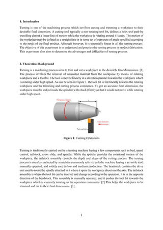 Lab report 1 turning | PDF