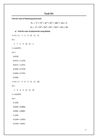 Introduction to MATLAB | PDF