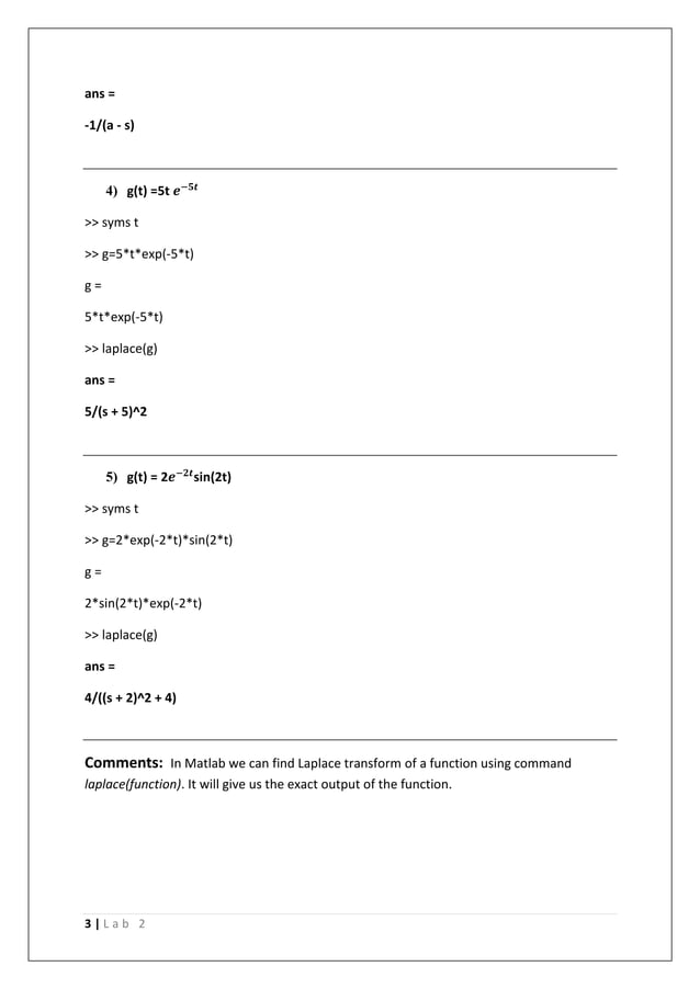 Mathematical Modelling of Electrical/Mechanical modellinng in MATLAB | PDF