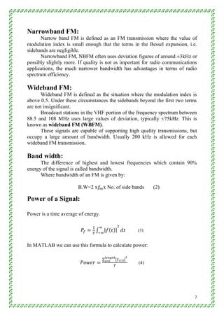 Generating FM wave | PDF