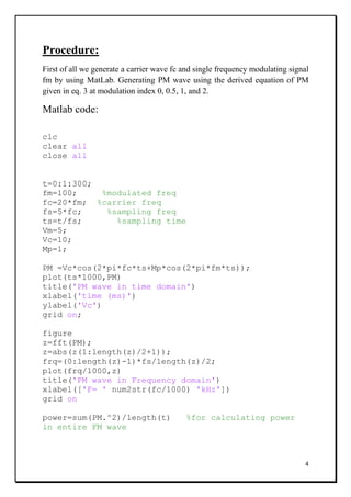 Generating PM wave | PDF
