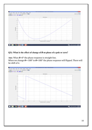 Phase Responce of Pole zero | PDF