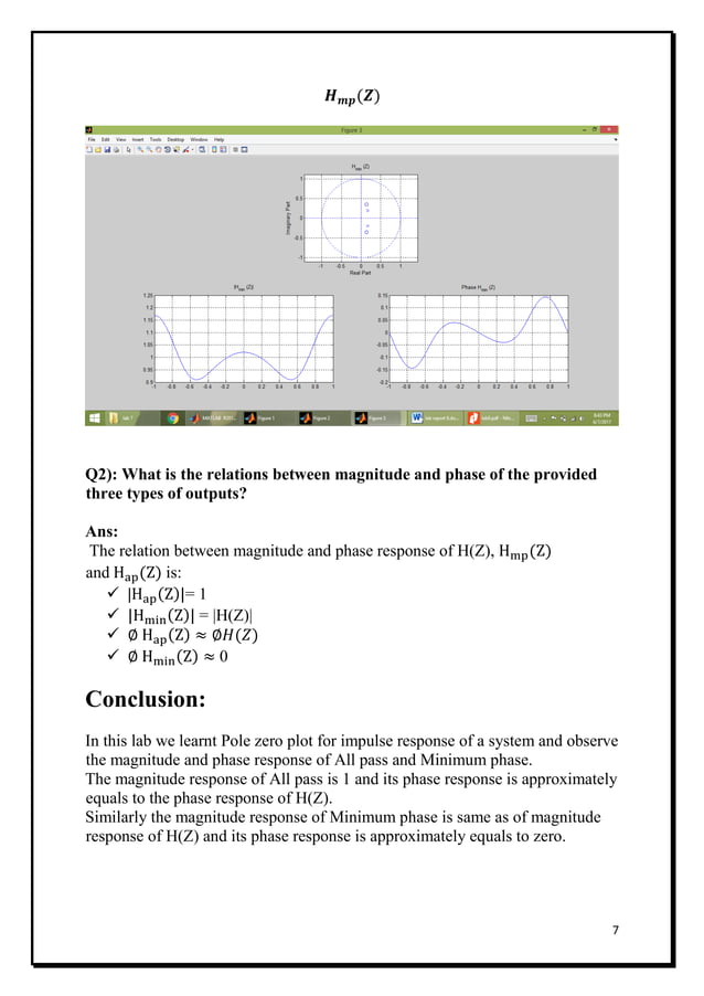 Minimum phase, All pass and Magnitude Squared Function | PDF