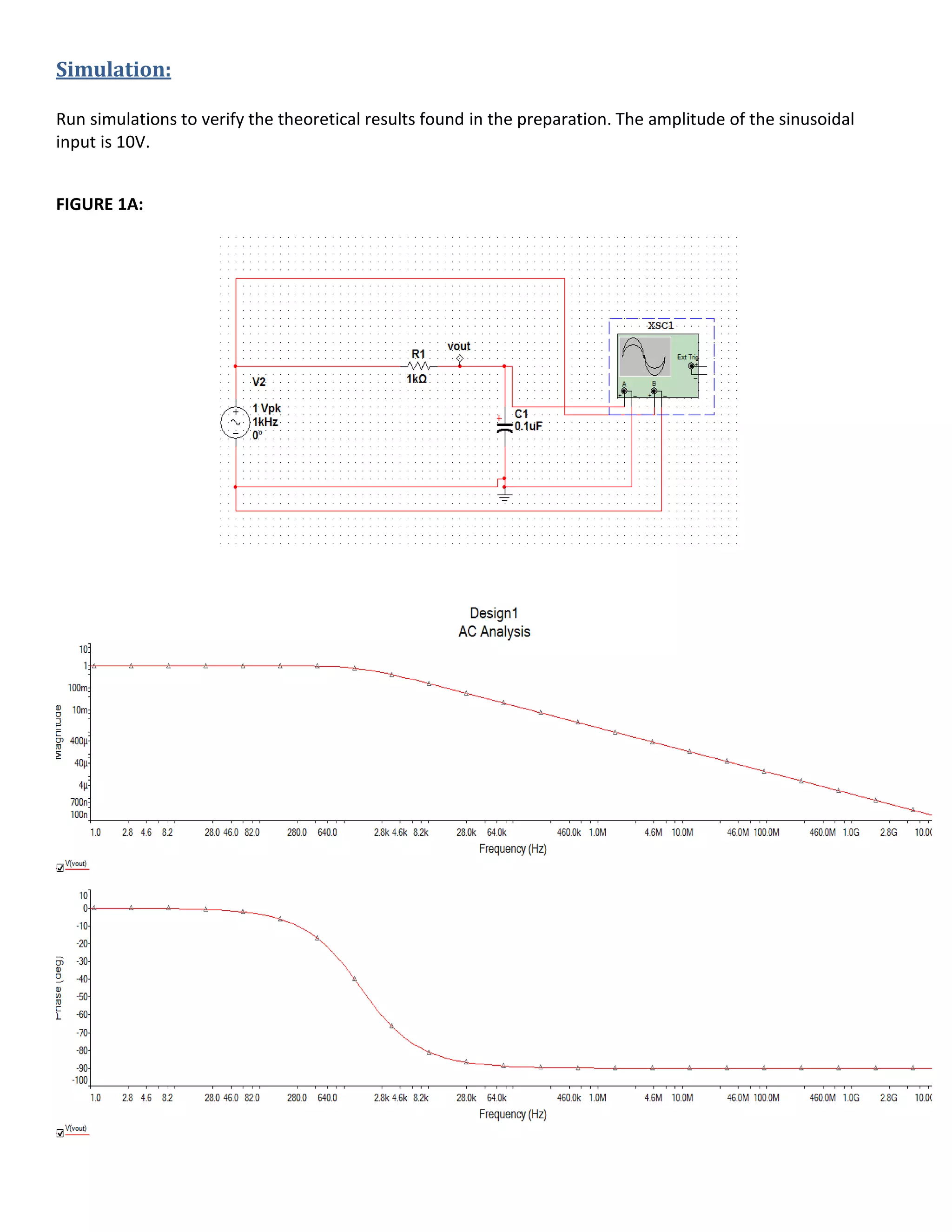 Rc Circuit Transfer Functions With Bode Diagrams Pdf