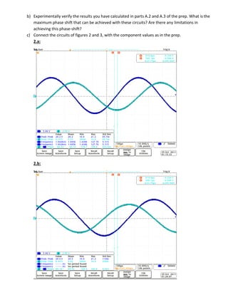 RC Circuit Transfer Functions with Bode Diagrams | PDF