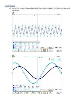 RC Circuit Transfer Functions with Bode Diagrams | PDF
