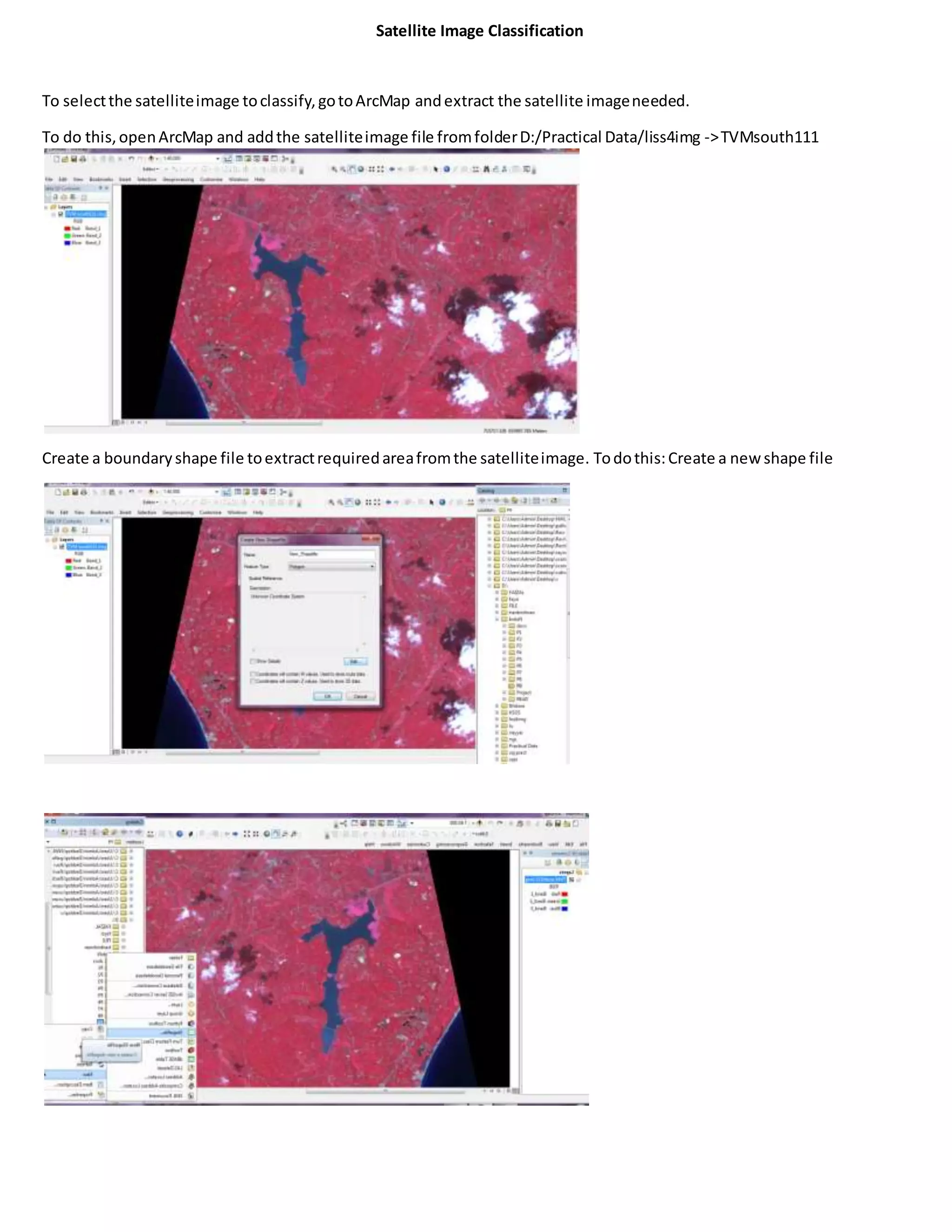Lab report 9 satellite image classification using Erdas imagine | DOCX
