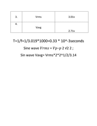 Lab report foae | PDF