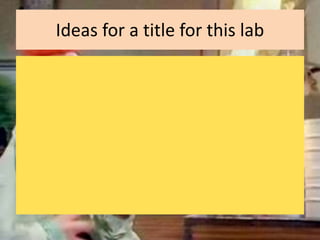 Writing a Lab Report | PPTX