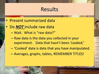Writing a Lab Report | PPTX