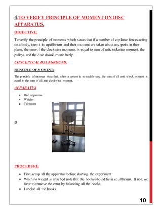 Mechanics of Solid experiments | DOCX