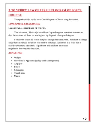 Mechanics of Solid experiments | DOCX