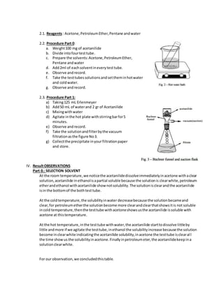 Lab report recrystallitaion | DOCX