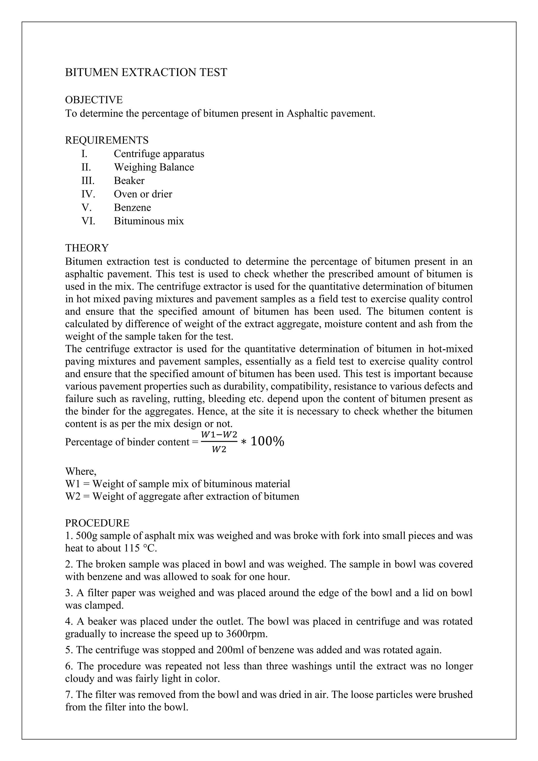 Lab reports transportation engineering i | PDF