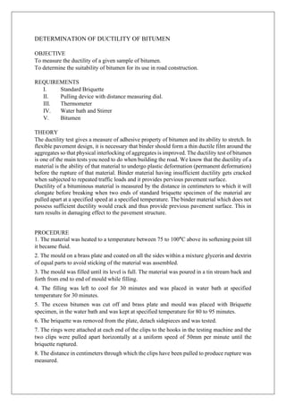 Lab reports transportation engineering i | PDF