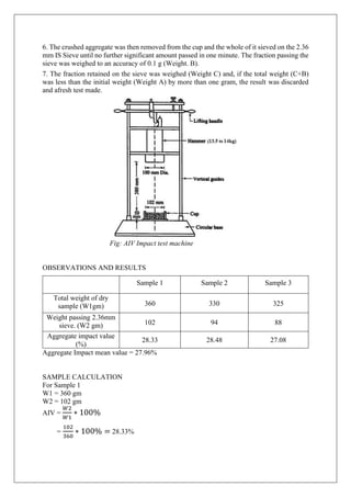 Lab reports transportation engineering i | PDF