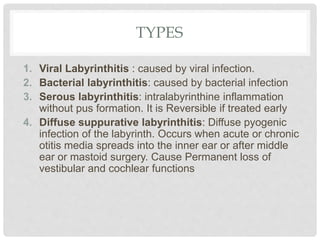 Labrinthitis | PPTX