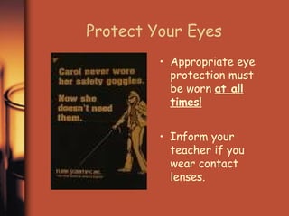 Identify Common Hazards in a Laboratory | PPT