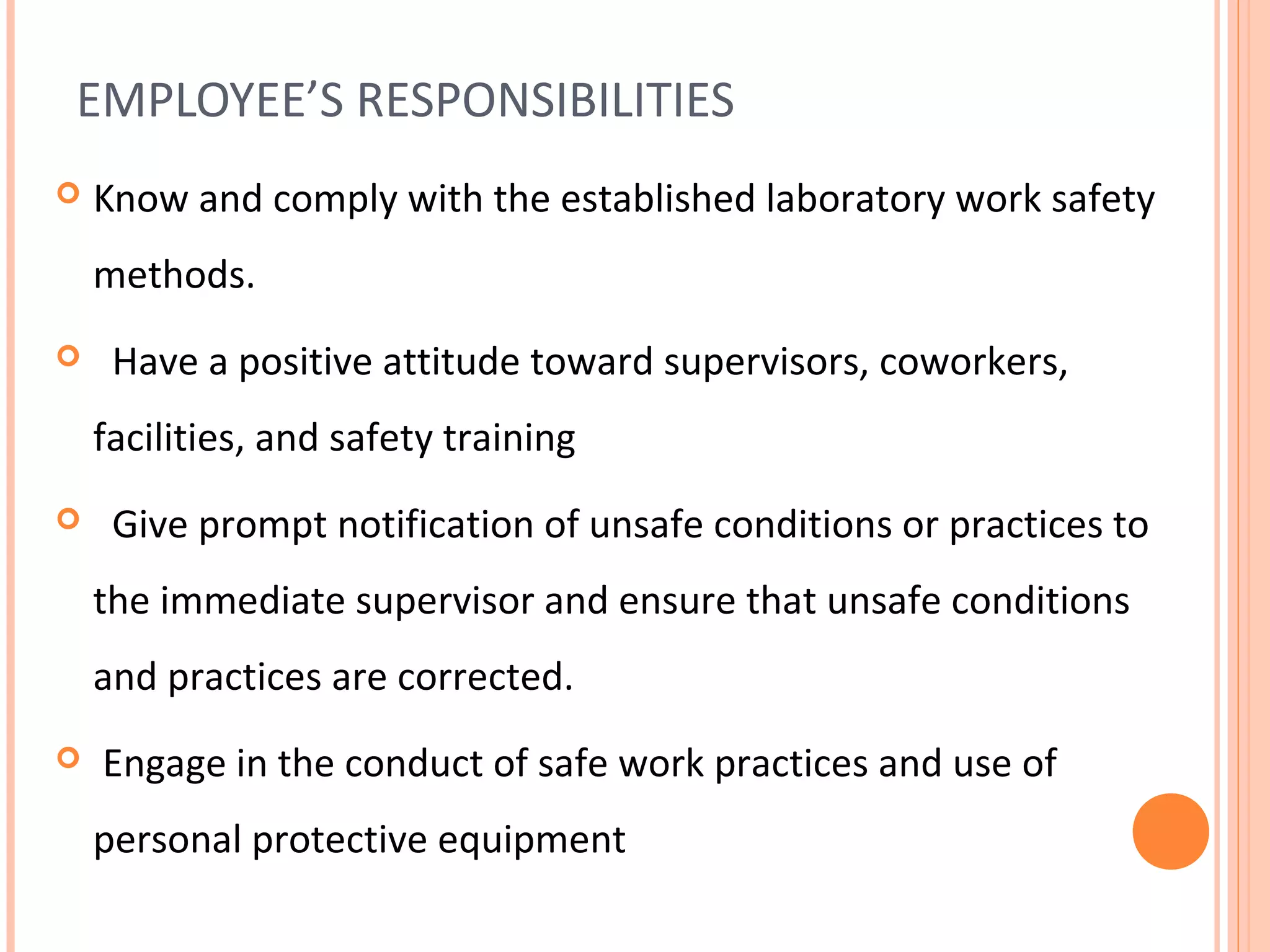 Lab safety and PPE and Biosafety levels | PPT