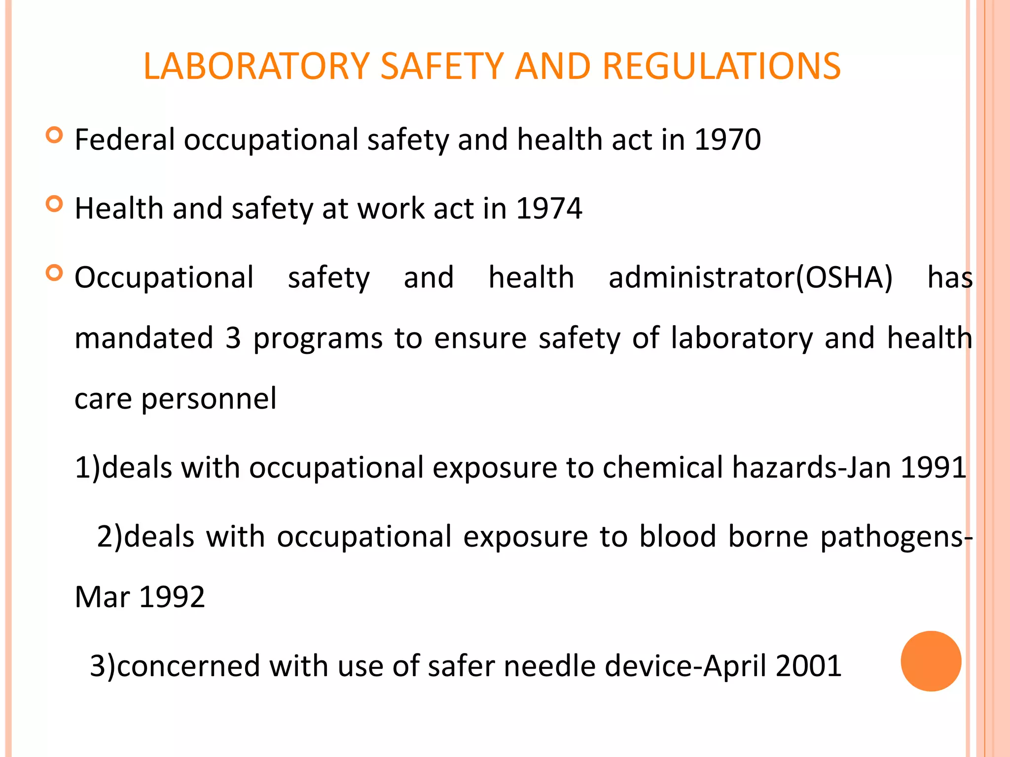 Lab safety and PPE and Biosafety levels | PPT