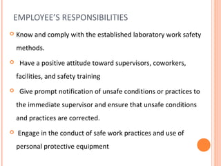 Lab safety and PPE and Biosafety levels | PPT
