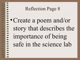 Lab Safety 2009 | PPT | Homework and Study | Education