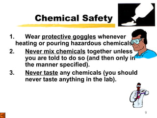 Lab safety | PPT | First Aid | Injuries