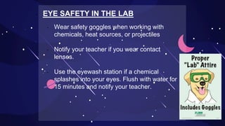 Lab Safety and Tools | PPTX | Chemistry | Science