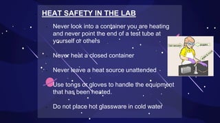 Lab Safety and Tools | PPTX | Chemistry | Science