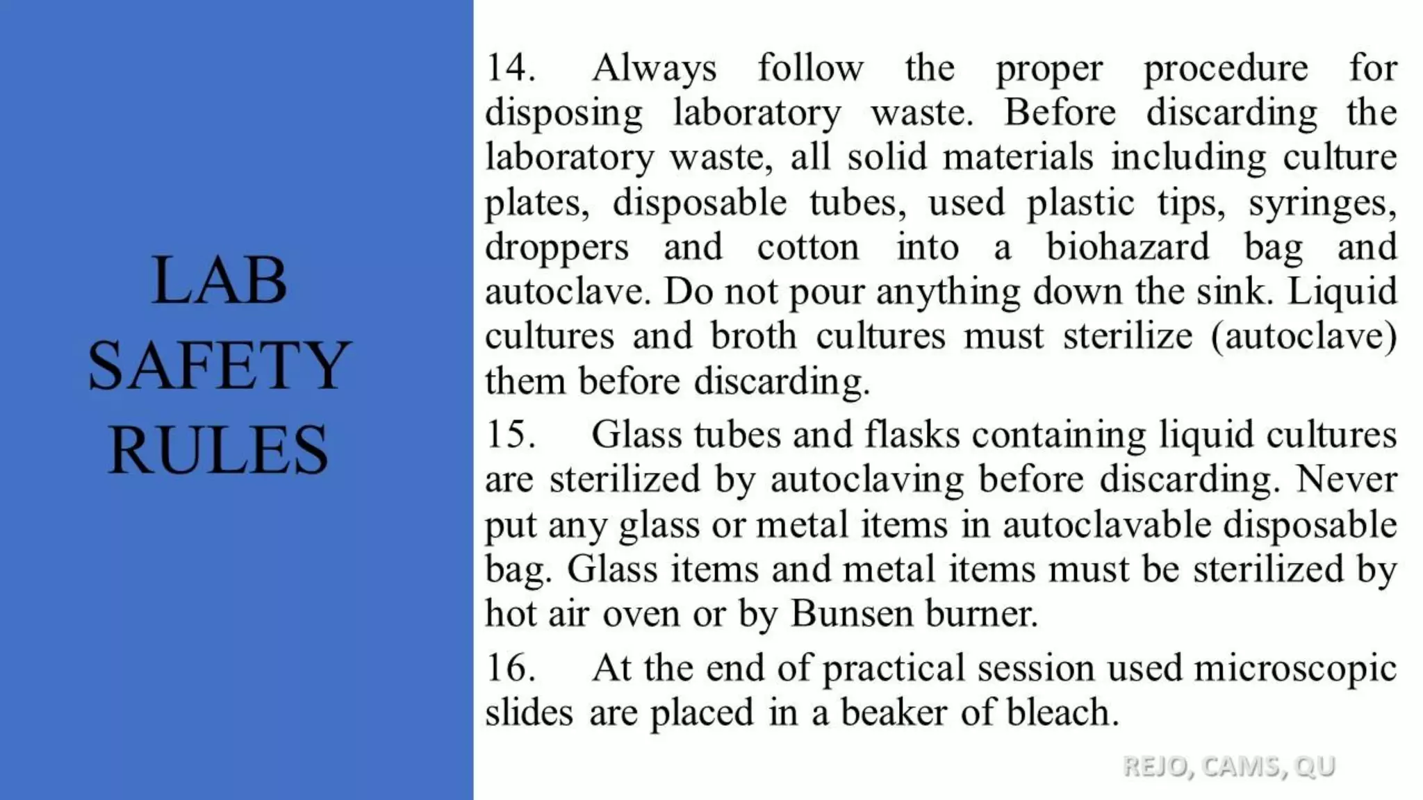 Microbiology Lab safety | PDF