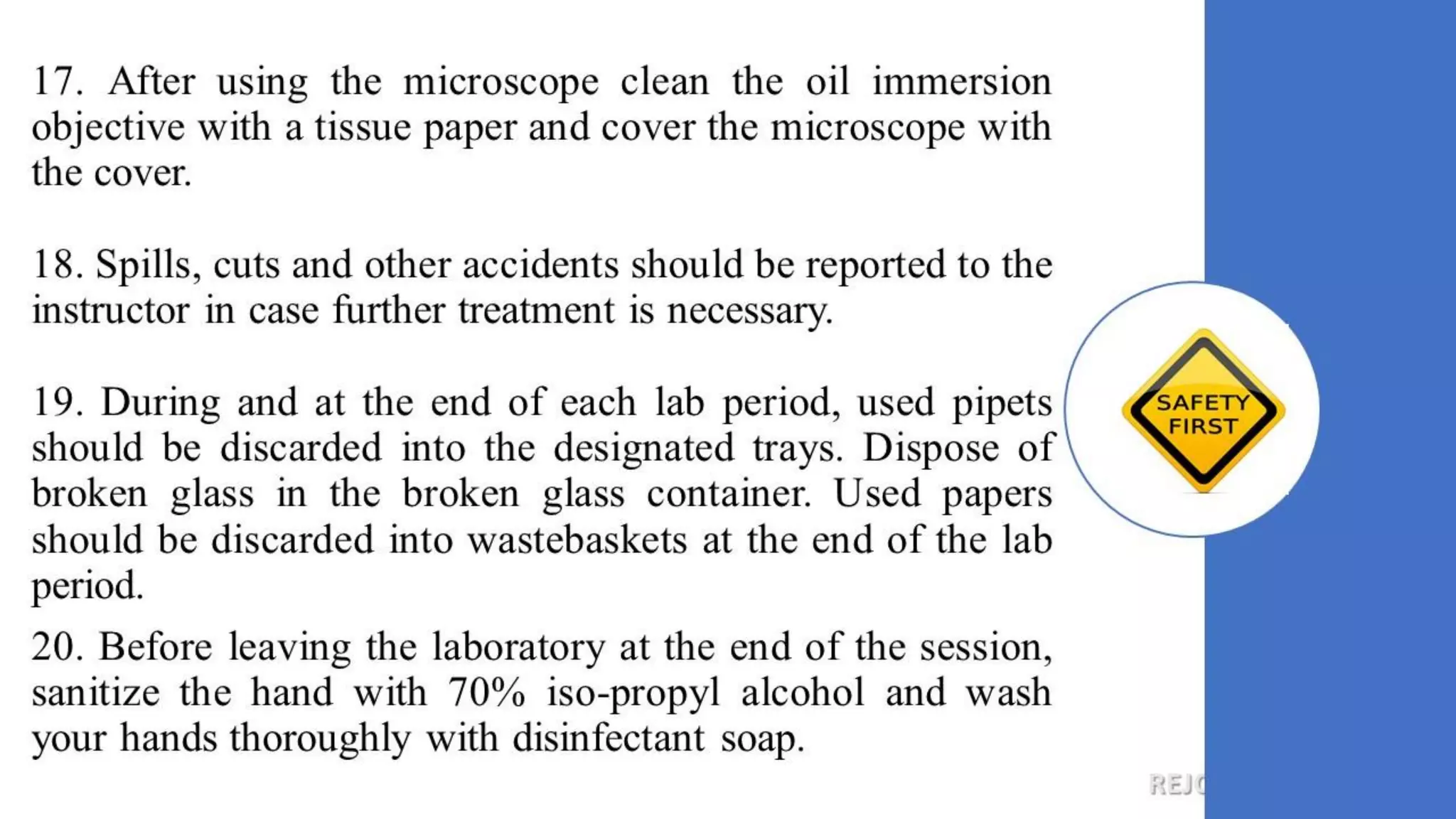 Microbiology Lab safety | PDF