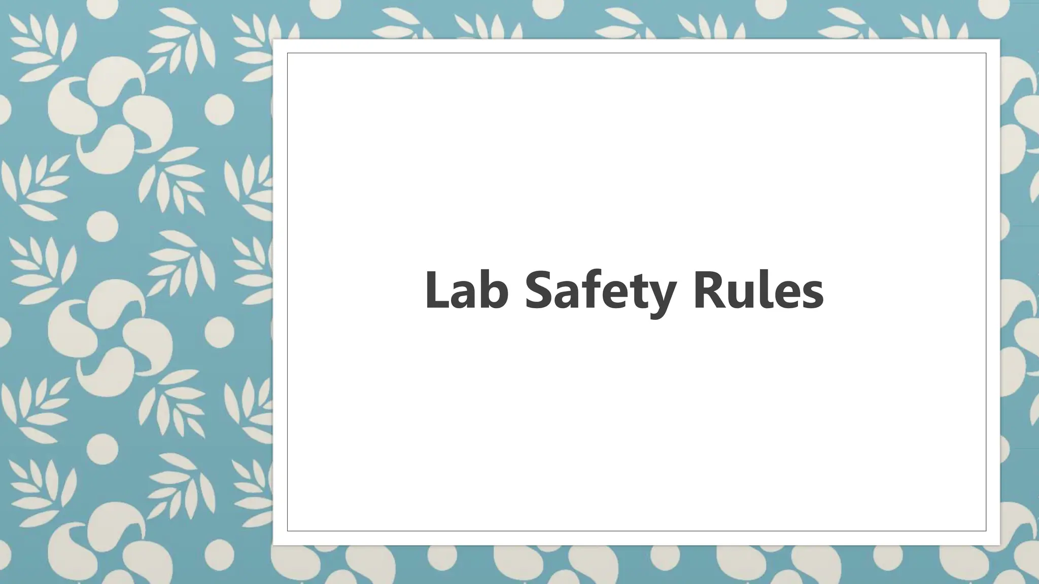 The Importance of Personal Protective Equipment (PPE) in Laboratory ...