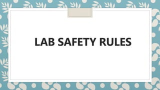 The Importance of Personal Protective Equipment (PPE) in Laboratory ...