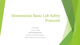 lab safety. how to creat the safety enviroment | PPT